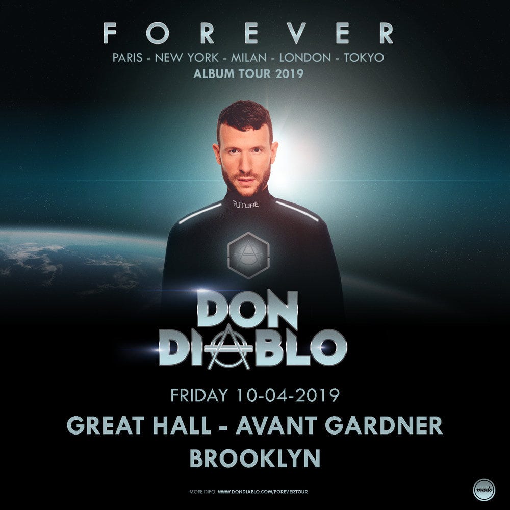 4K Live Streaming | Don Diablo at The Great Hall, New York Public ...