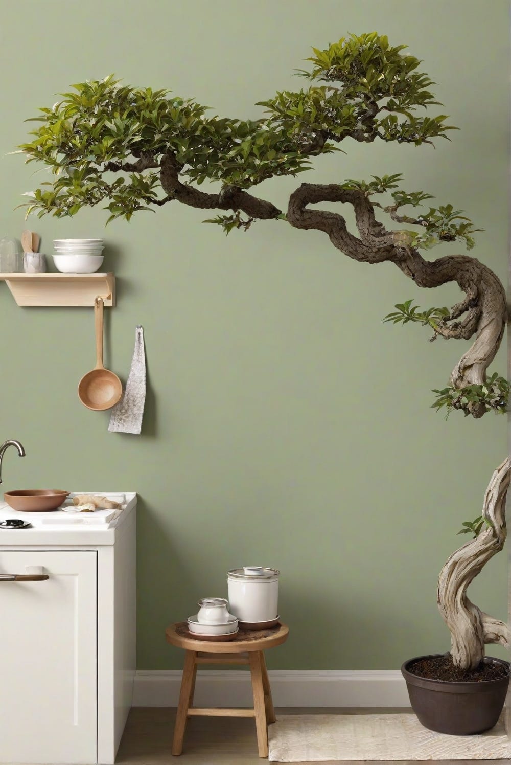 bonsai-tint-wall-paint-kitchen Continue Reading — https ...