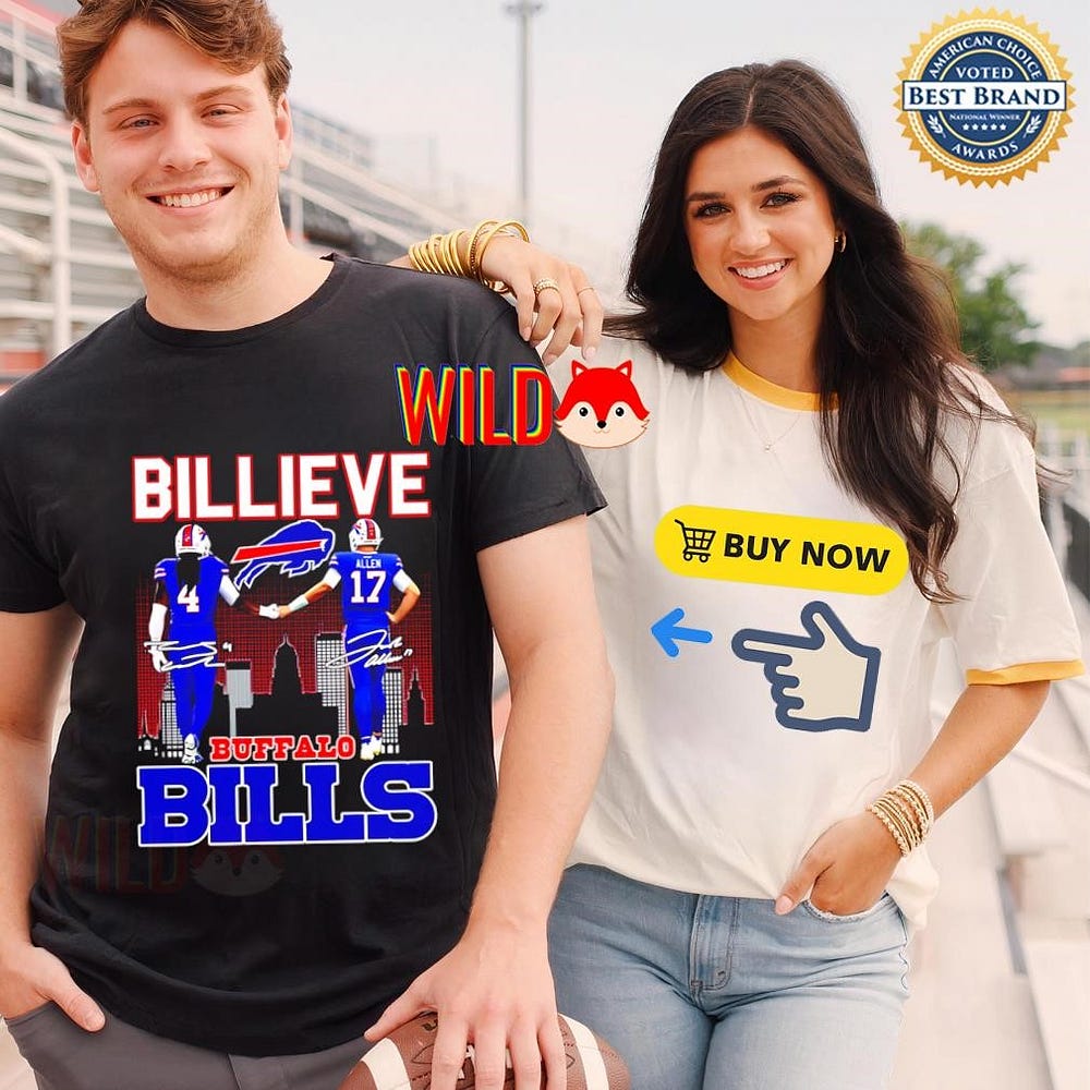 Show Your Team Spirit with the “Billieve Buffalo Bills James Cook and ...