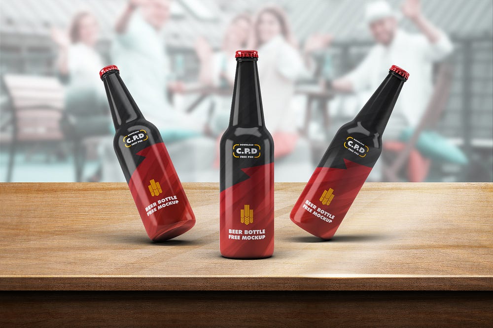 139+ Free Download Cool Matte Beer Bottle Mockup References Psd ...