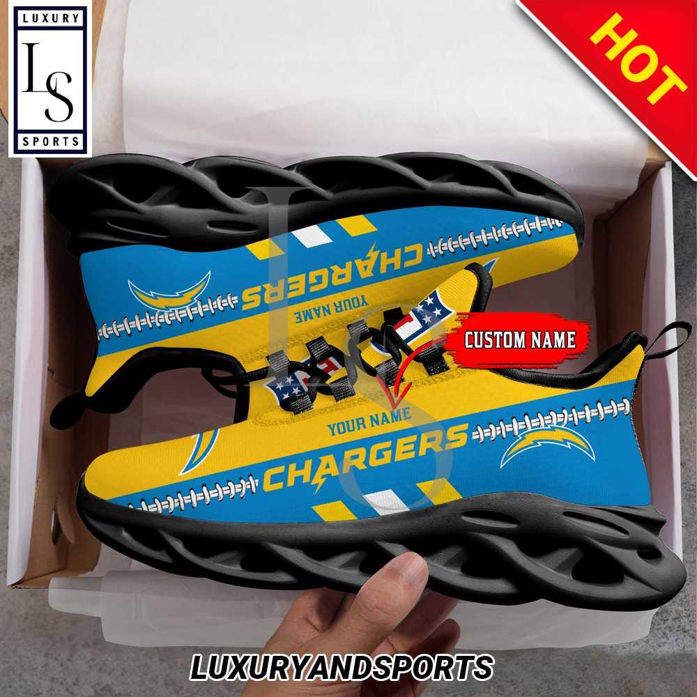 Personalized NFL Los Angeles Chargers Max Soul Shoes | by ...