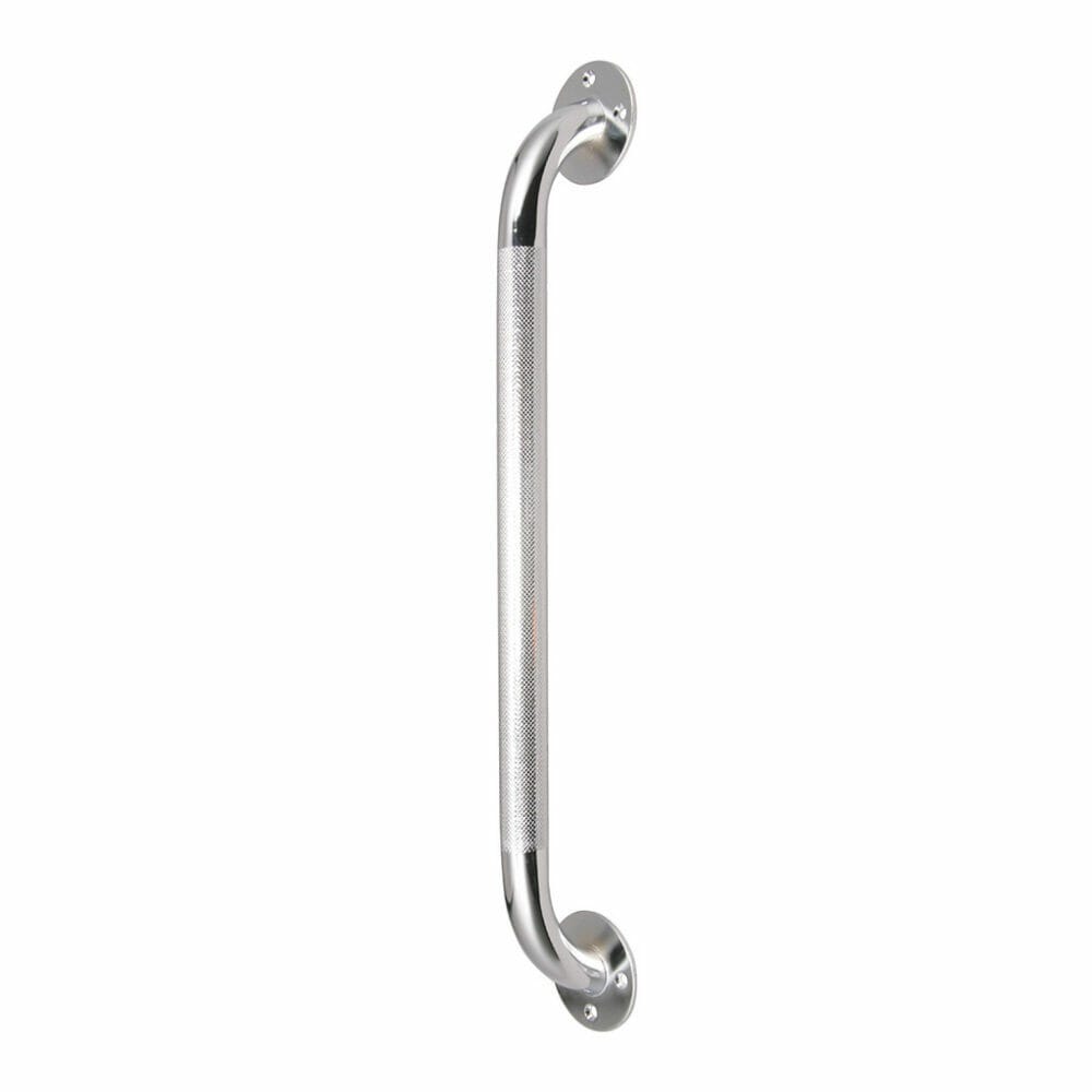 Drive Medical Chrome Knurled Grab Bar, Weight Capacity 250 Lbs ...