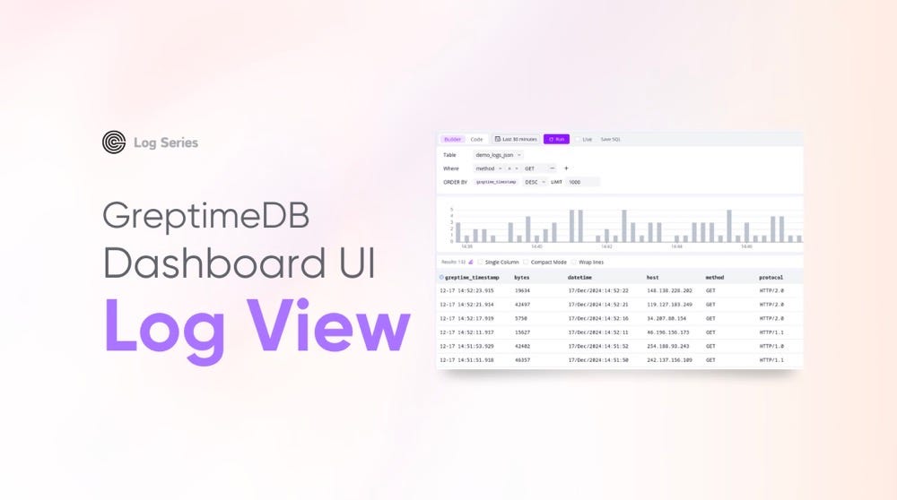Introducing Log View in GreptimeDB Dashboard UI | by Greptime | Jan, 2025 | Medium