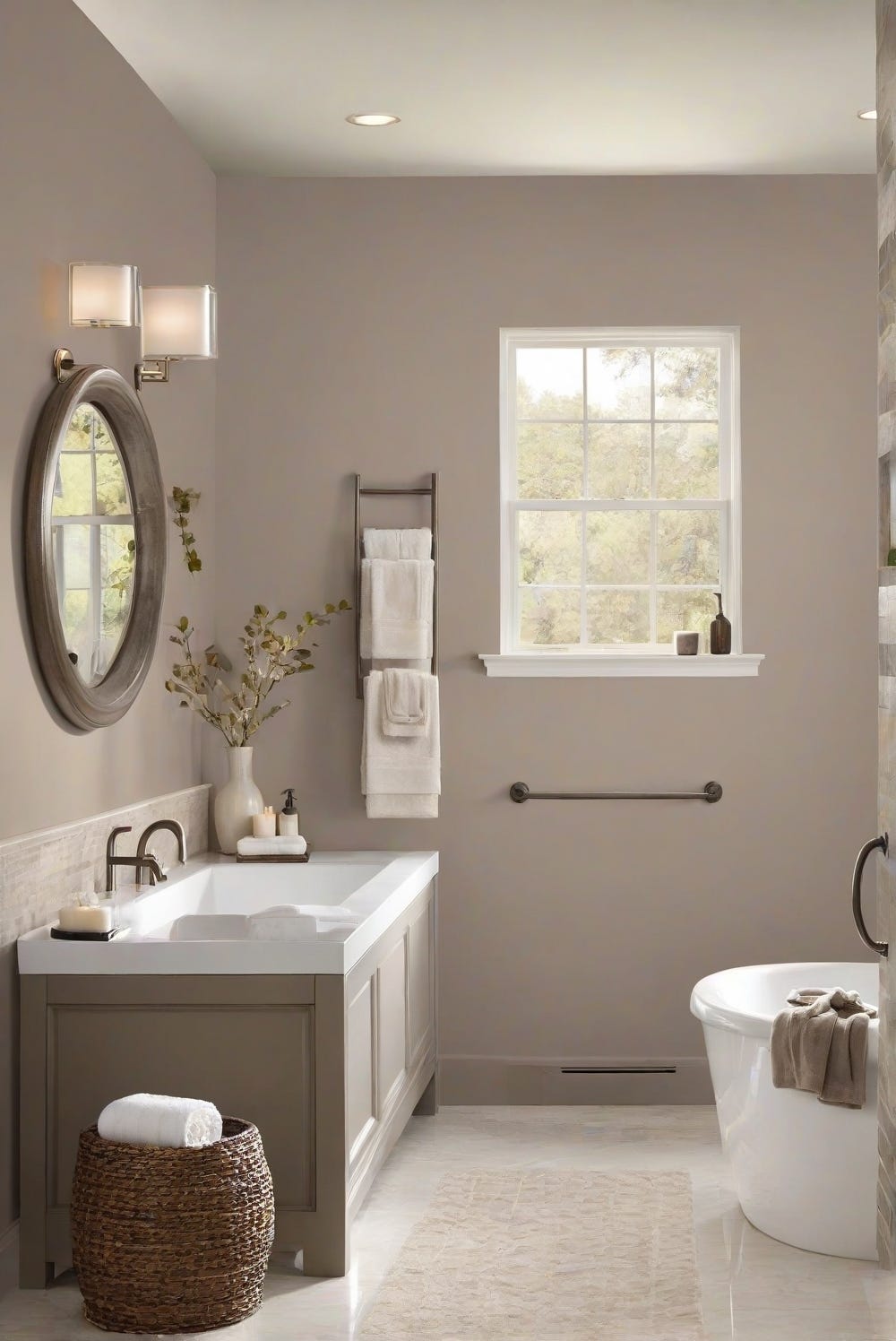 Smokey Taupe 983 — Taupe Tranquility: 2024 Bathroom Charm! | by Mary ...