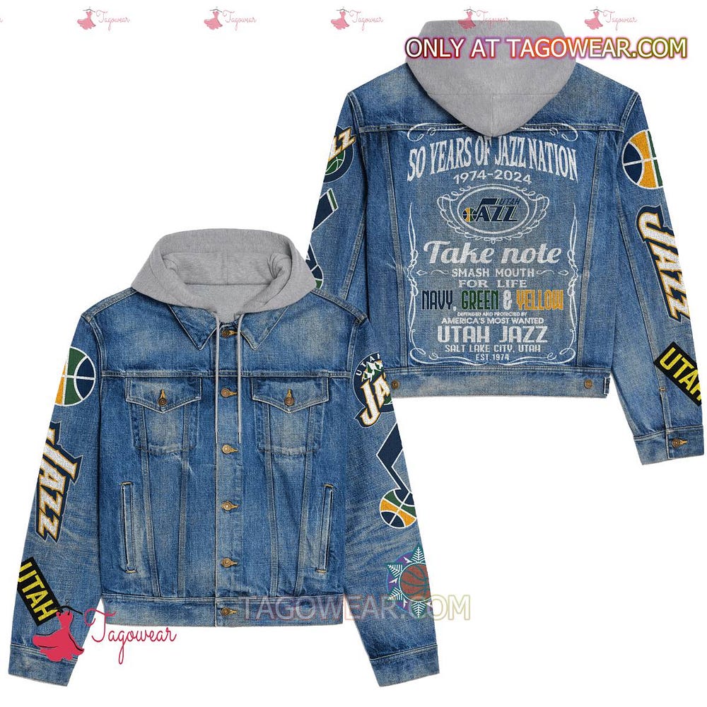 Celebrate 50 Years of Jazz Nation: The Ultimate Utah Jazz Hoodie | by ...