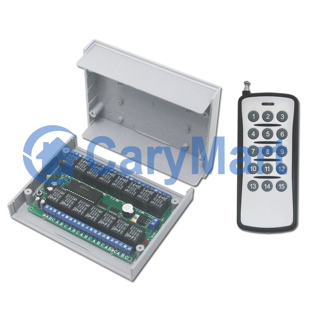 15 Channel DC Remote Control Code Learning/Deleting and Remote ...