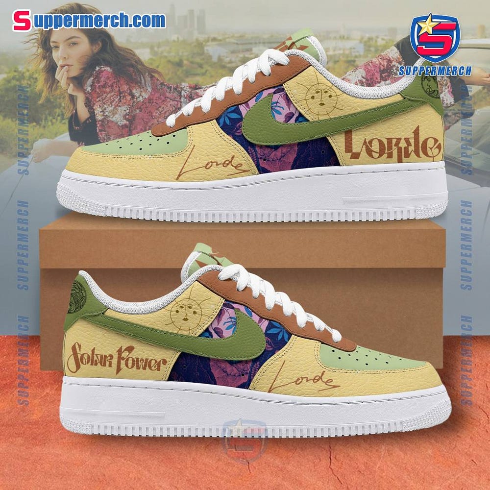 Lorde Solar Power Air Force Shoes: A Radiant Step into Sustainable ...