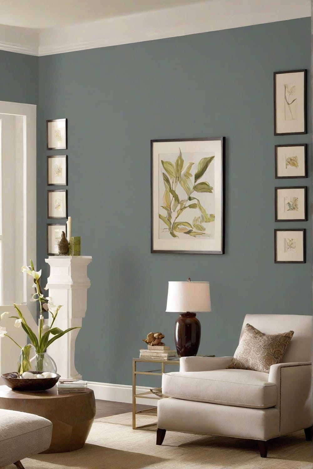 Living Room Walls: Palisade SW 7635–2024 Wall Paint Guide As a daily ...