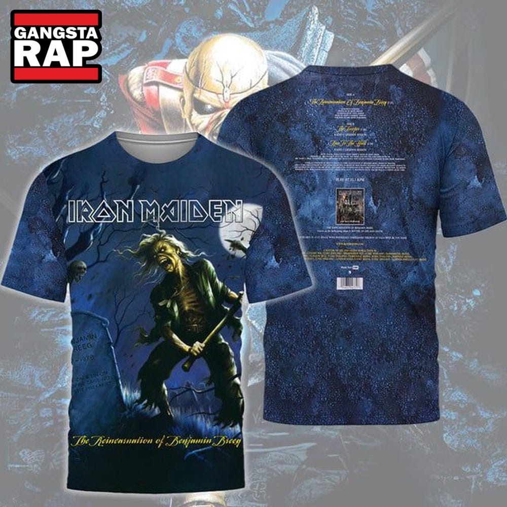 Iron Maiden The Reincarnation Of Benjamin Breeg 3D T Shirt ...