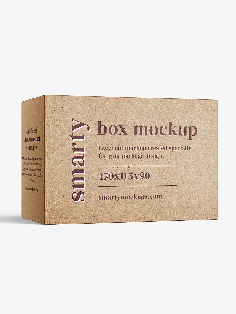 141+ Free Download List Of Kraft Package With A Label Mockup — Front ...