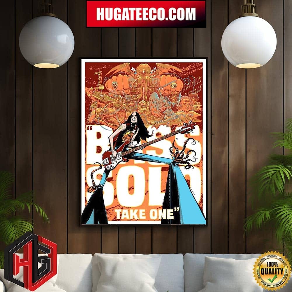 Cliff Burton Poster At The Metallica M72 Helsinki Pop-Up Bass Sold Take ...