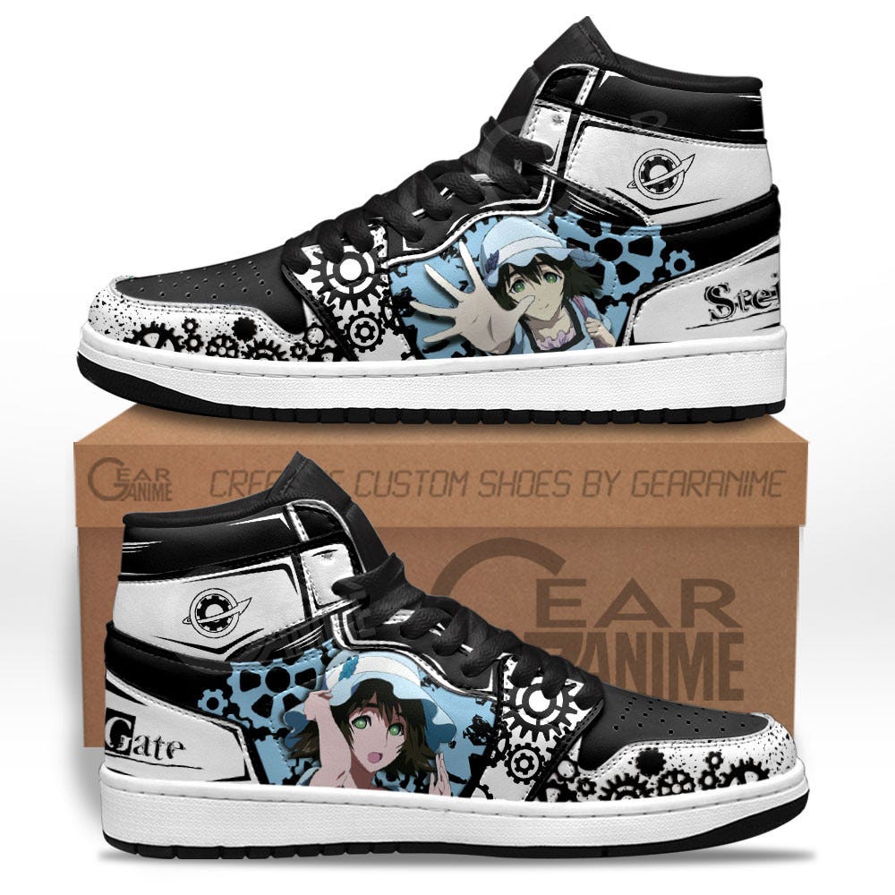 Shiina Mayuri Sneakers Custom Steins Gate Anime Shoes | by Niki Shoes ...