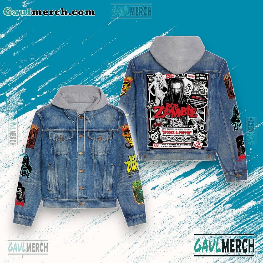 Rob Zombie’s Spooks A Poppin Jean Jacket Hoodie: Your New Favorite ...