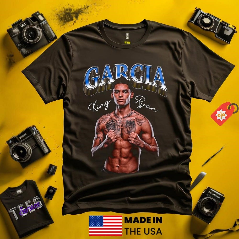 King Ryan Garcia Boxing Pose Graphic Bootleg 90s Style shirt ...