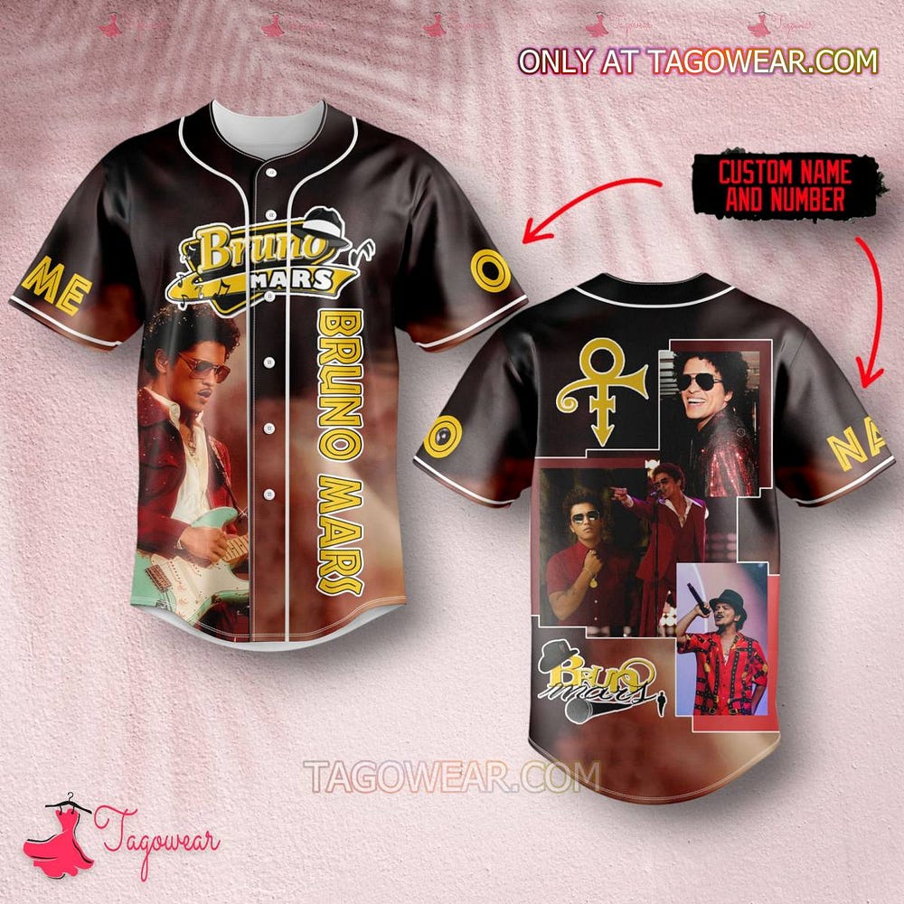 Bruno Mars Prince Personalized Jersey: Show Your Funky Royalty | by ...