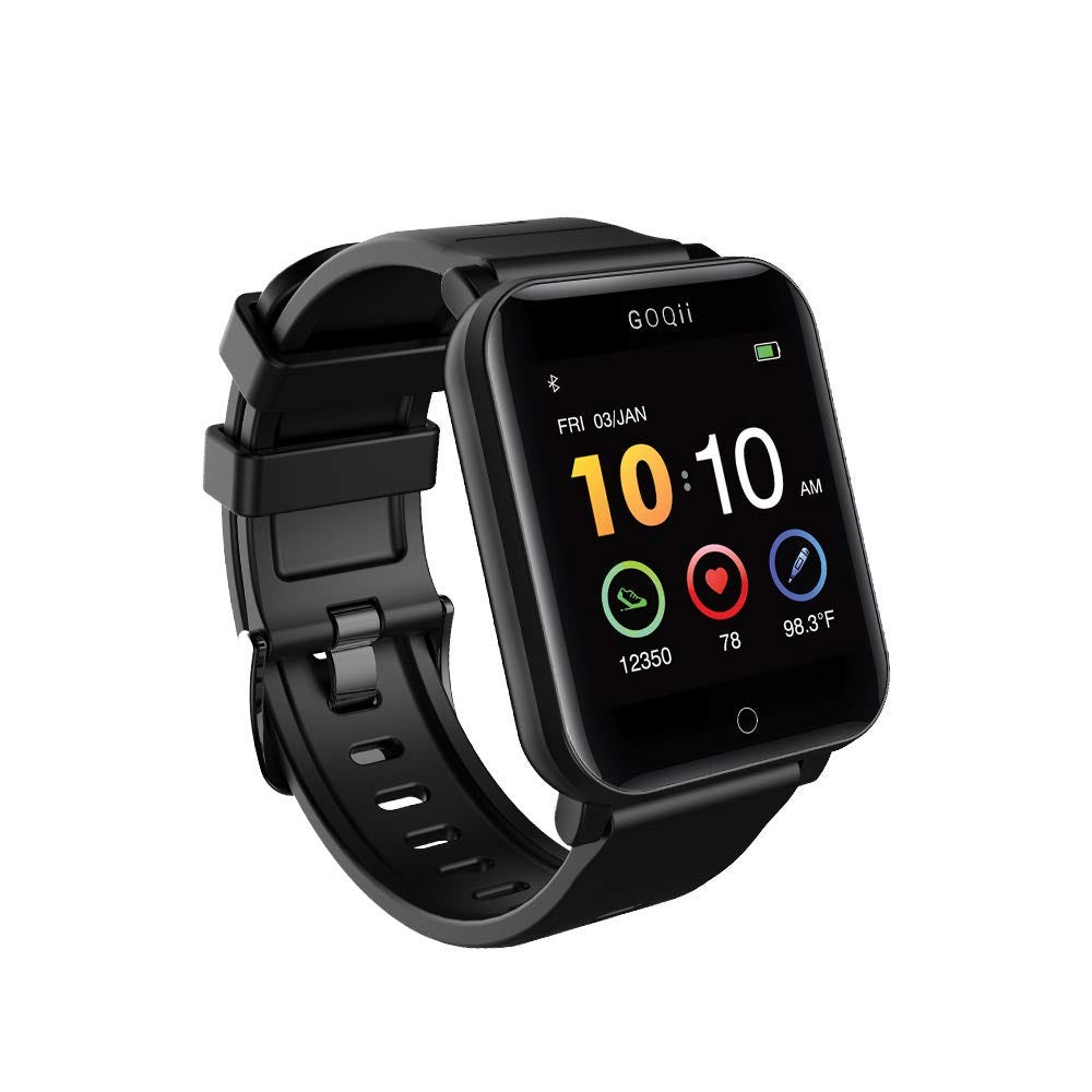 GOQii Smart Vital Fitness SpO2 1.3" HD Full Touch, Smart Notification ...