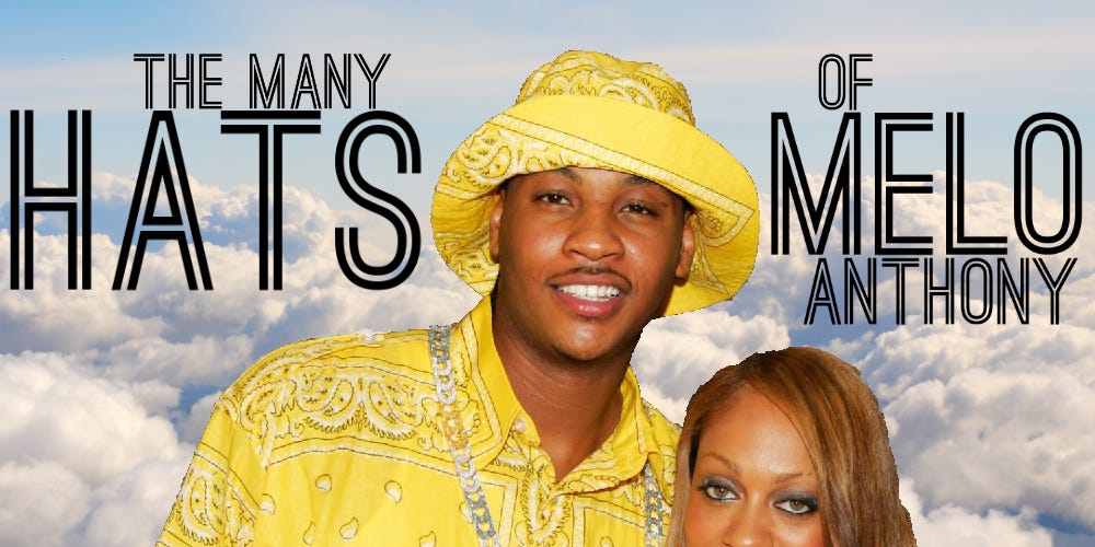 Carmelo Anthony Fashion Hat