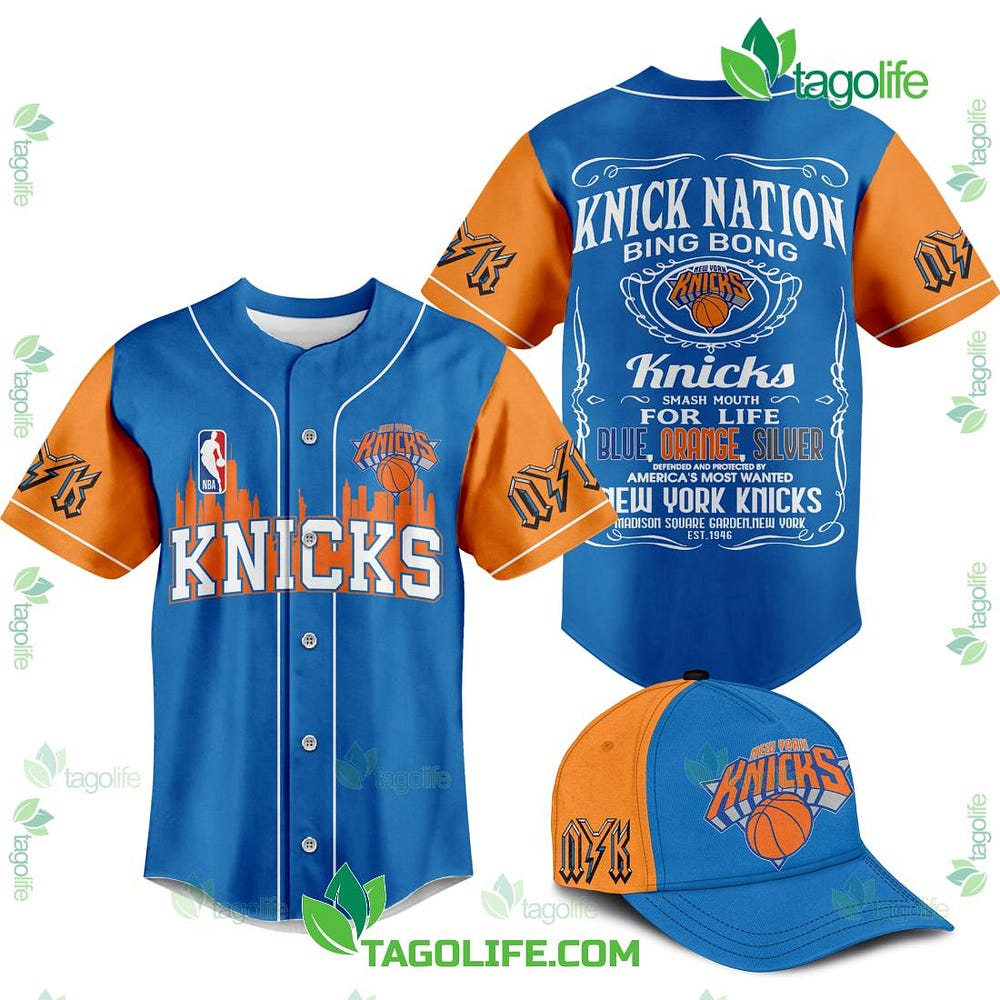 Knick Nation Bing Bong New York Knicks Combo Jersey and Cap — Show Your ...