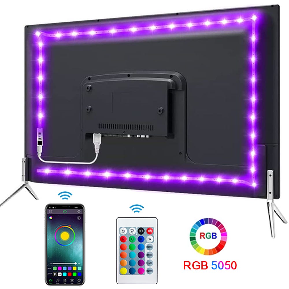 Illuminate Your Space: Enhance Your Ambiance with Tape Bluetooth USB ...
