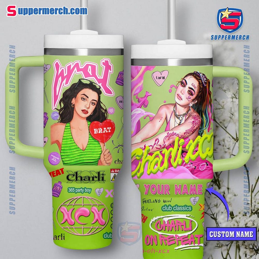 Charli XCX On Repeat: The 40oz Tumbler You’ll Have On Repeat | by Raymond | Jul, 2024 | Medium