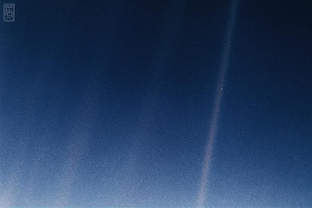 🚀 Pale blue dot; the dot that says it all 📖 | by why -r- we? | Dec ...