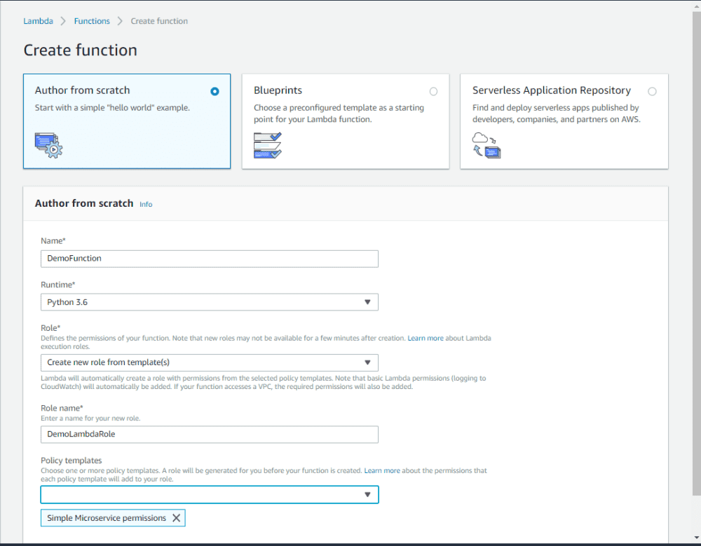 Creating a Simple AWS Lambda Function | by Manish Kumar | Medium