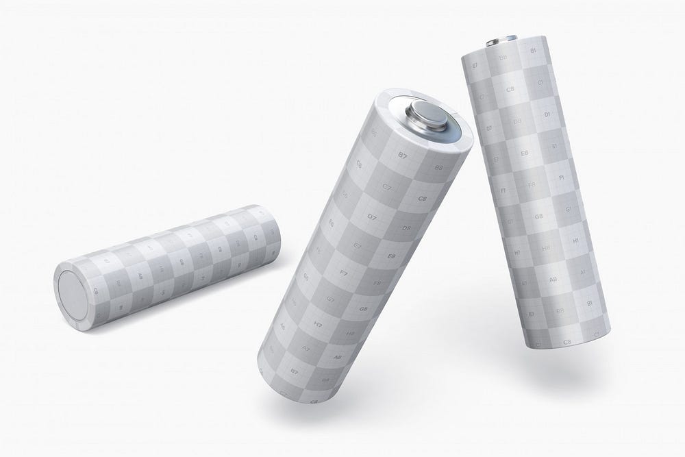 261+ Free Download Cool Two Matte Aa Batteries Mockup Ideas Psd ...