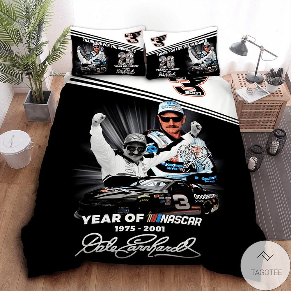 Dale Earnhardt NASCAR Legend: 26-Year Anniversary Bedding Set | by ...