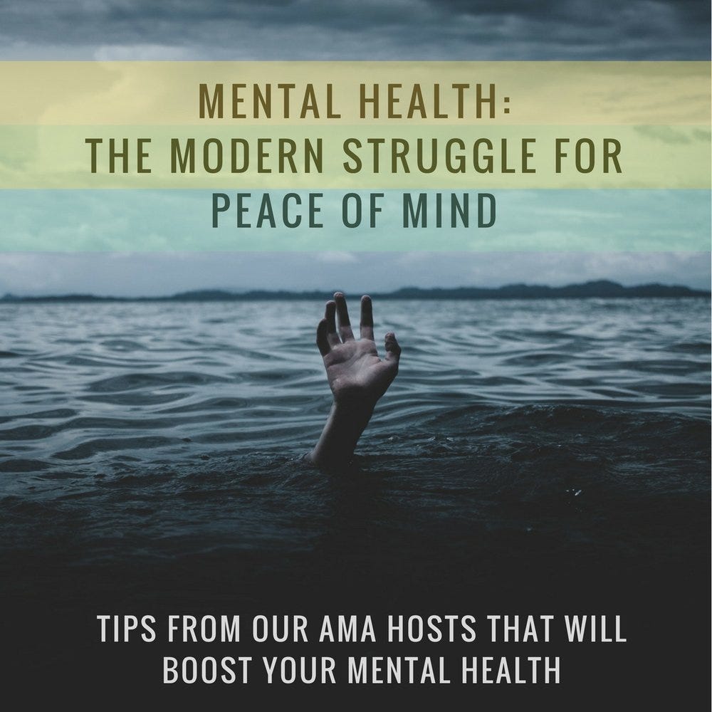 The modern struggle for peace of mind: Tips from our AMA hosts that ...