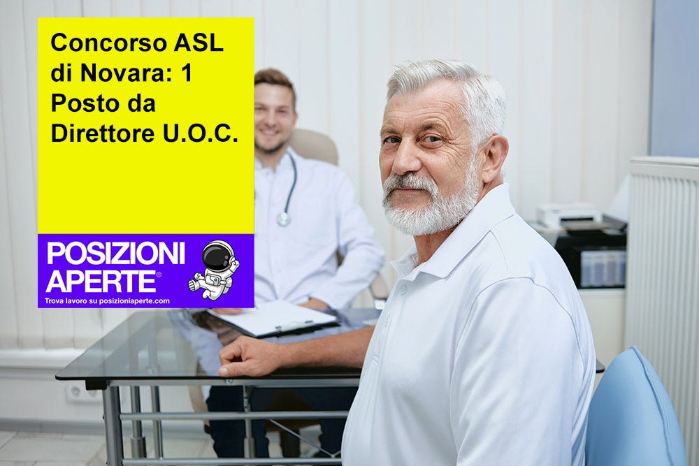 Concorso ASL di Novara: 1 Posto da Direttore U.O.C. | by ...