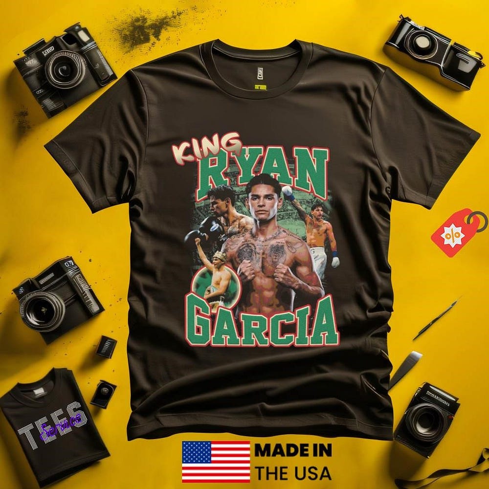 King Ryan Garcia Boxing Fight Ready Pose Graphic Bootleg 90s Style ...