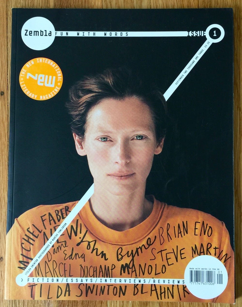 Zembla Magazine issue 1 — words, pictures and graphic design ...