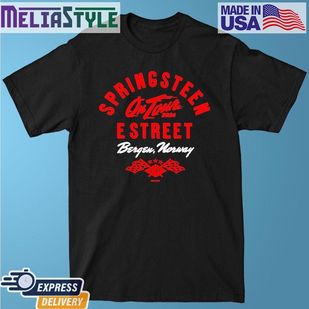 Springsteen & The E-Street Band Bergen 2024 Limited Edition Tour T ...