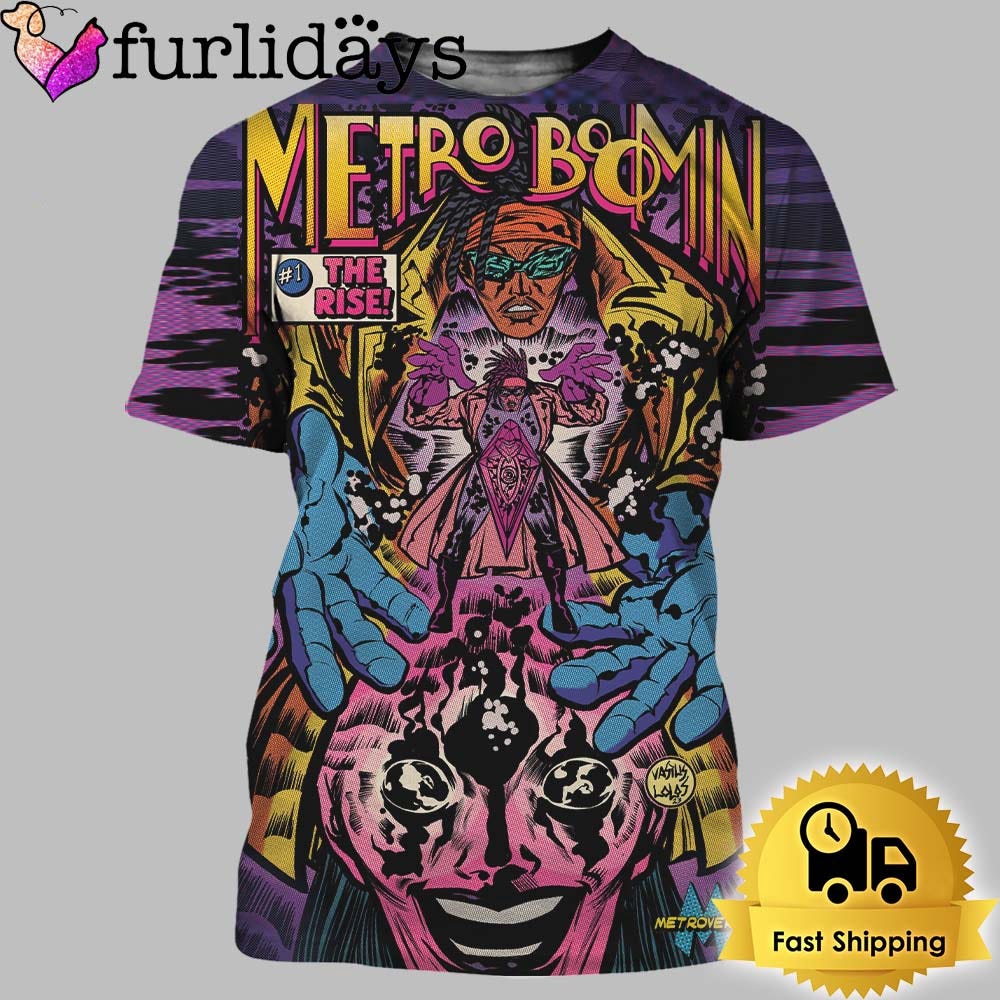Metro Boomin The Metroverse The Rise Issues Cover Art All Over Print T ...