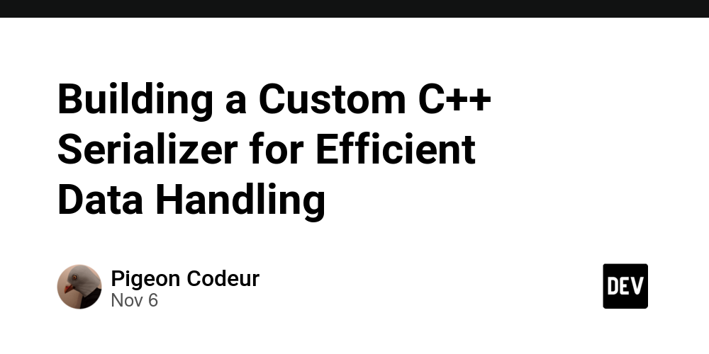 Building a Custom C++ Serializer for Efficient Data Handling | by Pigeoncodeur | Stackademic