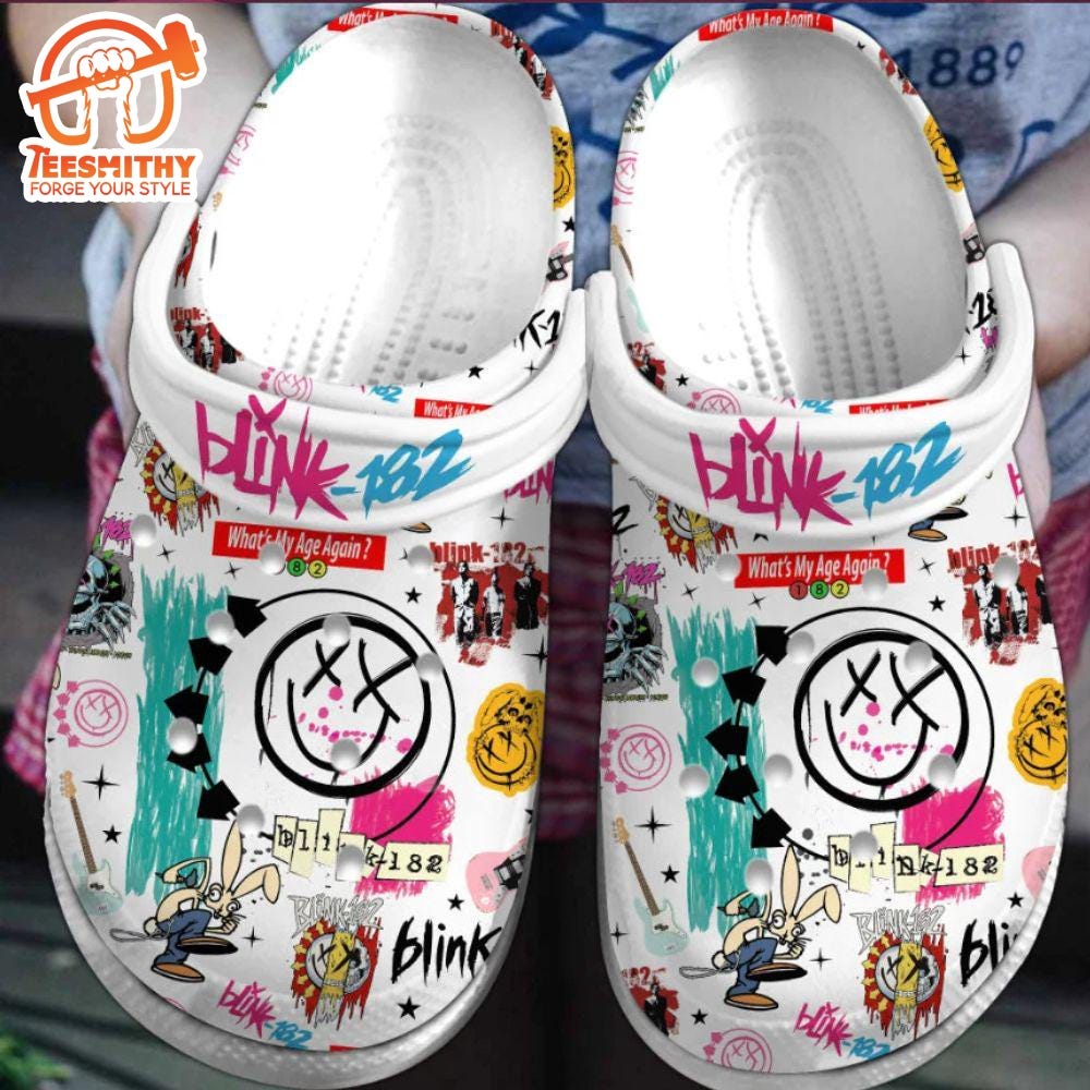 Blink 182 World Tour 2024 Concert For Women Men Crocs - Teesmithy - Medium
