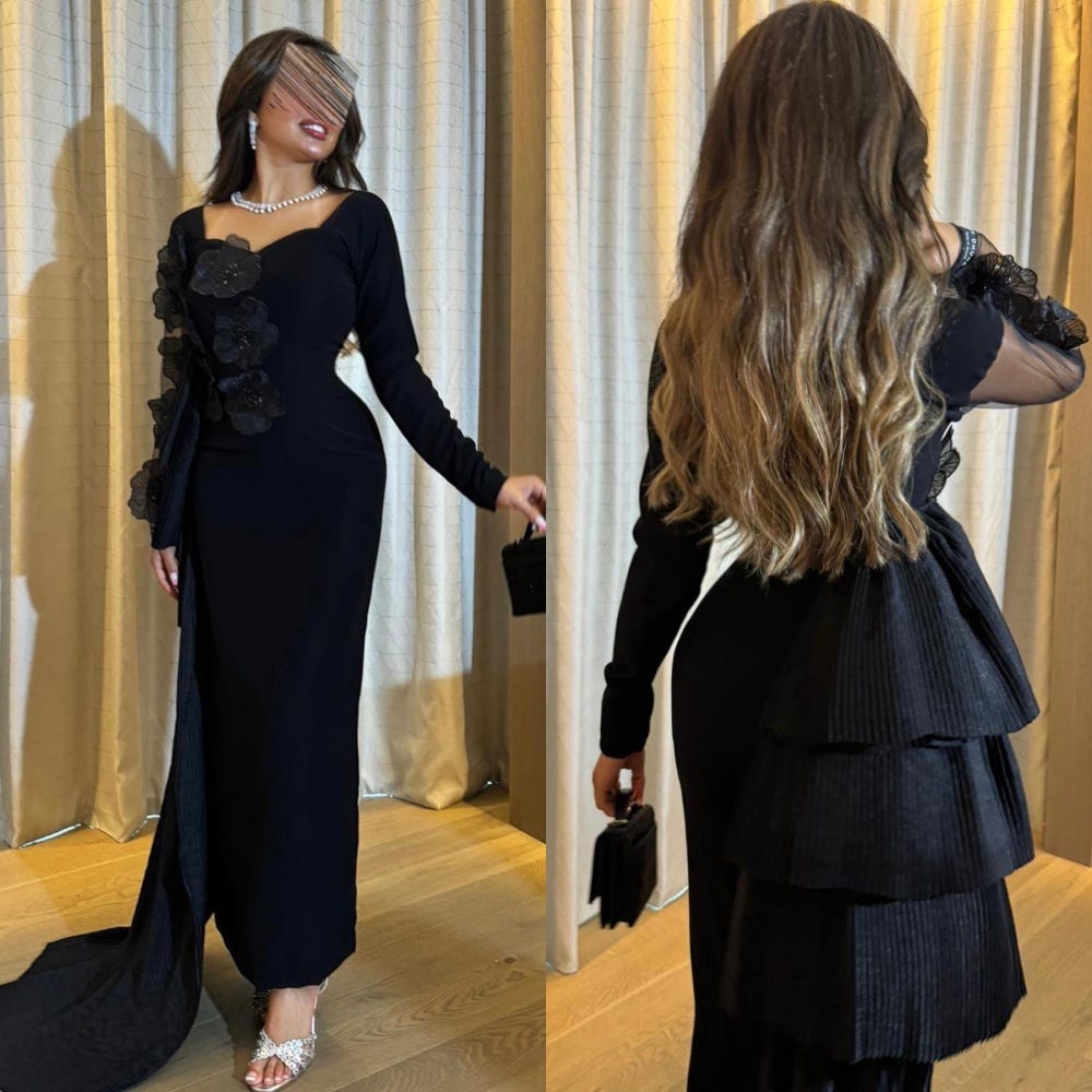 Elegant Floral Tapestry: A Graduation Bespoke Gown that Captivates | by ...
