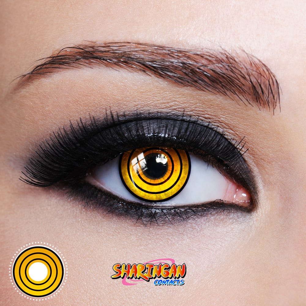 Momoshiki And Urashiki’s Yellow Rinnegan Sharingan Contacts - Sharingan ...