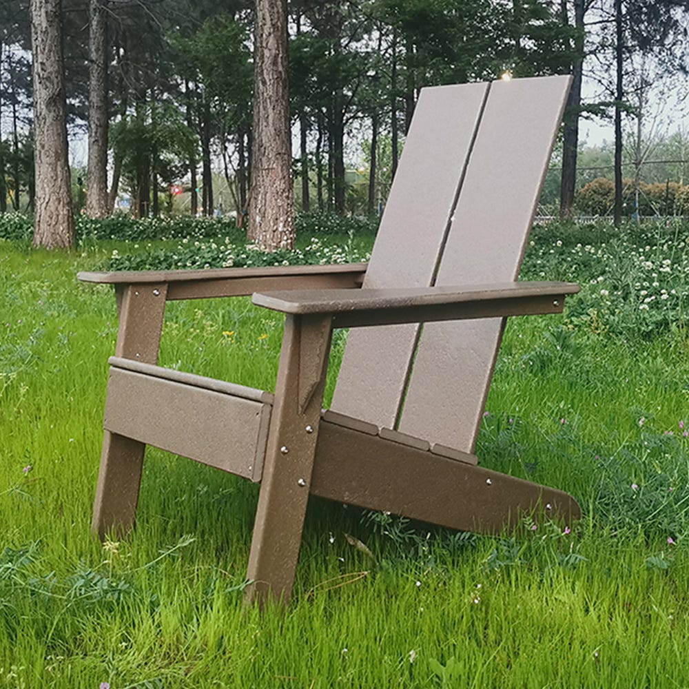 The Rustic Foldable Adirondack Chair | by HDPE Outdoor Furniture and ...