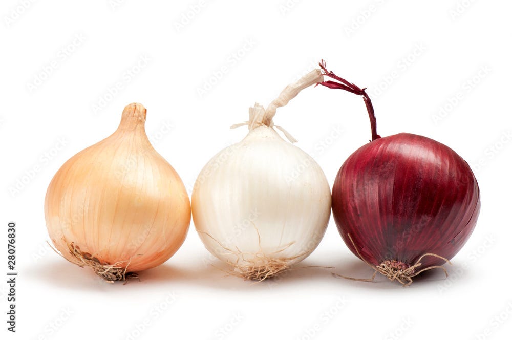 White Onions, Red Onions and Yellow Onions — Is there any difference ...