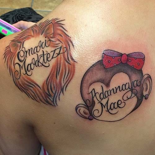 Last Name Tattoos On Chest