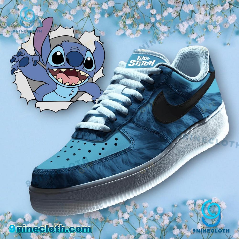 Stitch Your Way to Style: Lilo & Stitch Air Force Shoes | by Isaac ...