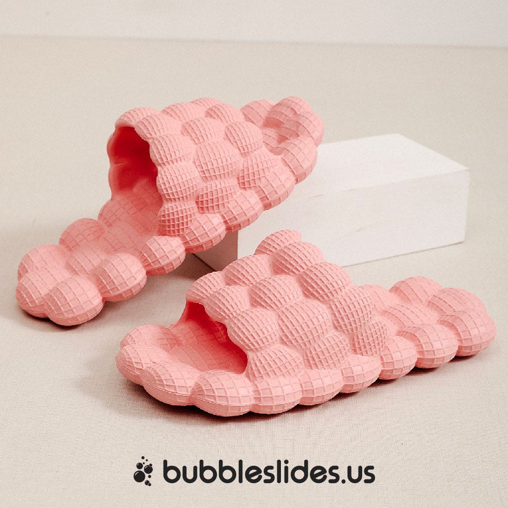 Open-toe Pink Bubble Slides | by Bubble Slides USA | Jul, 2024 | Medium