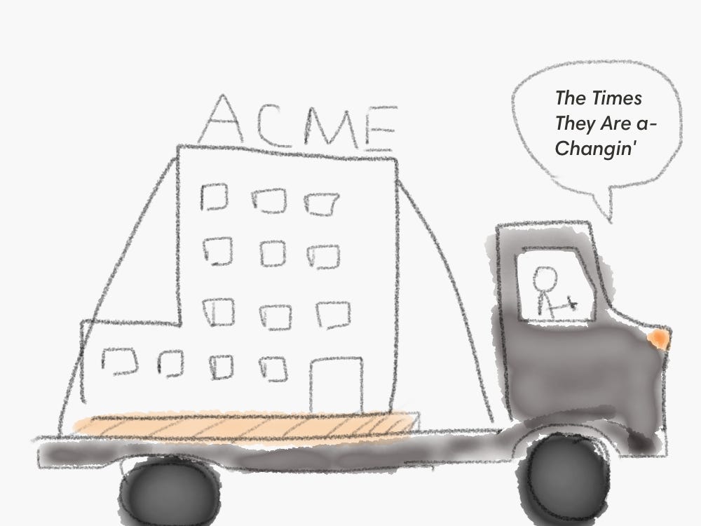 Change Out Rolling Cartoon