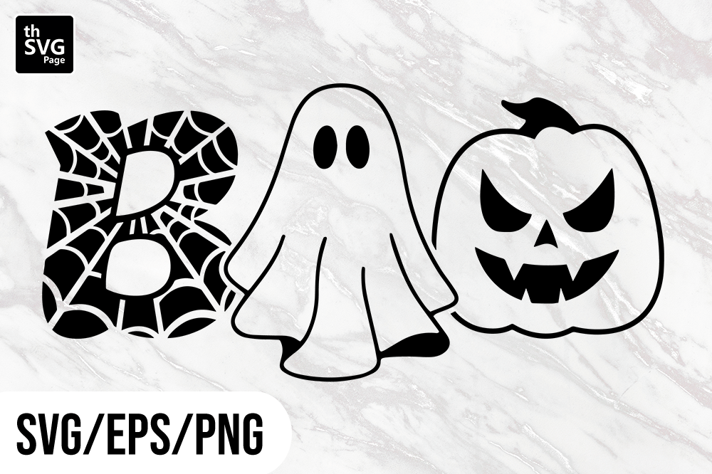 Cute Boo Ghost Halloween SVG EPS PNG Free | by Ariellewildewood | Medium