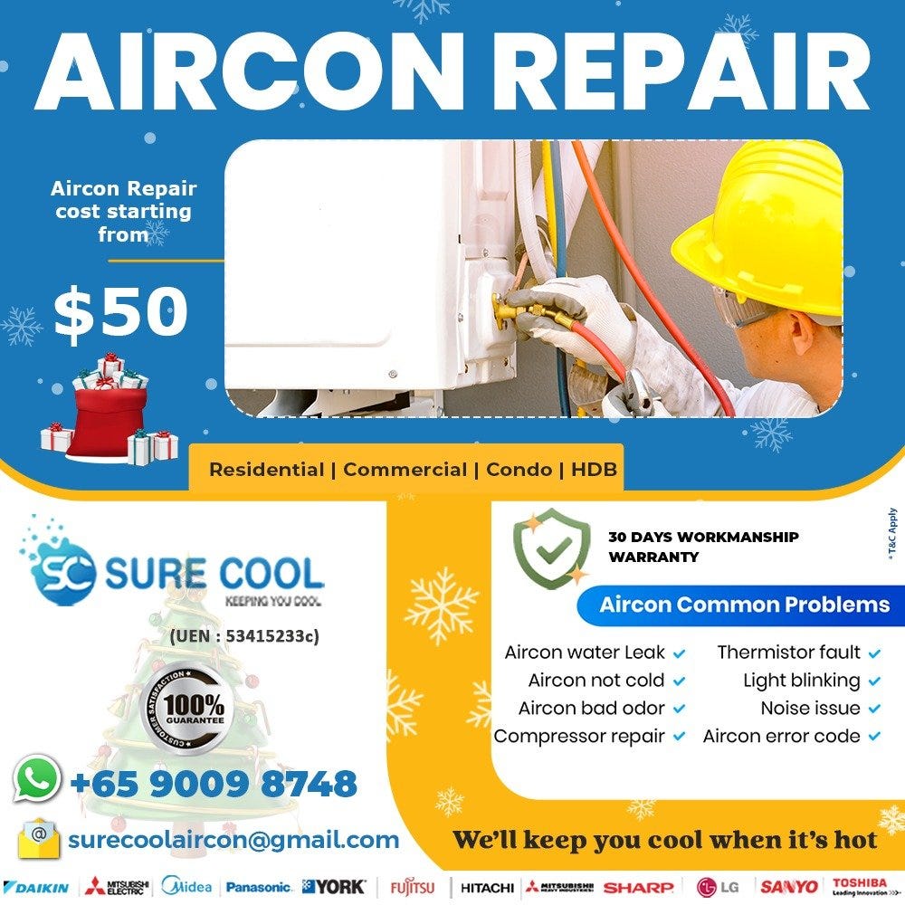 Aircon Repair Service singapore. Surecool Aircon Repair Service | by ...