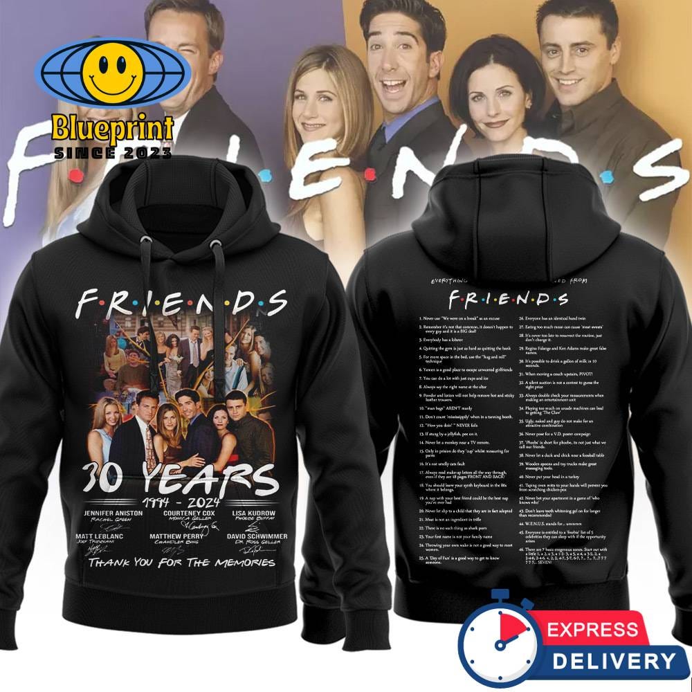 Friends Thank You For The Memories 30 Years Hoodie | by Henqua106 | Mar ...