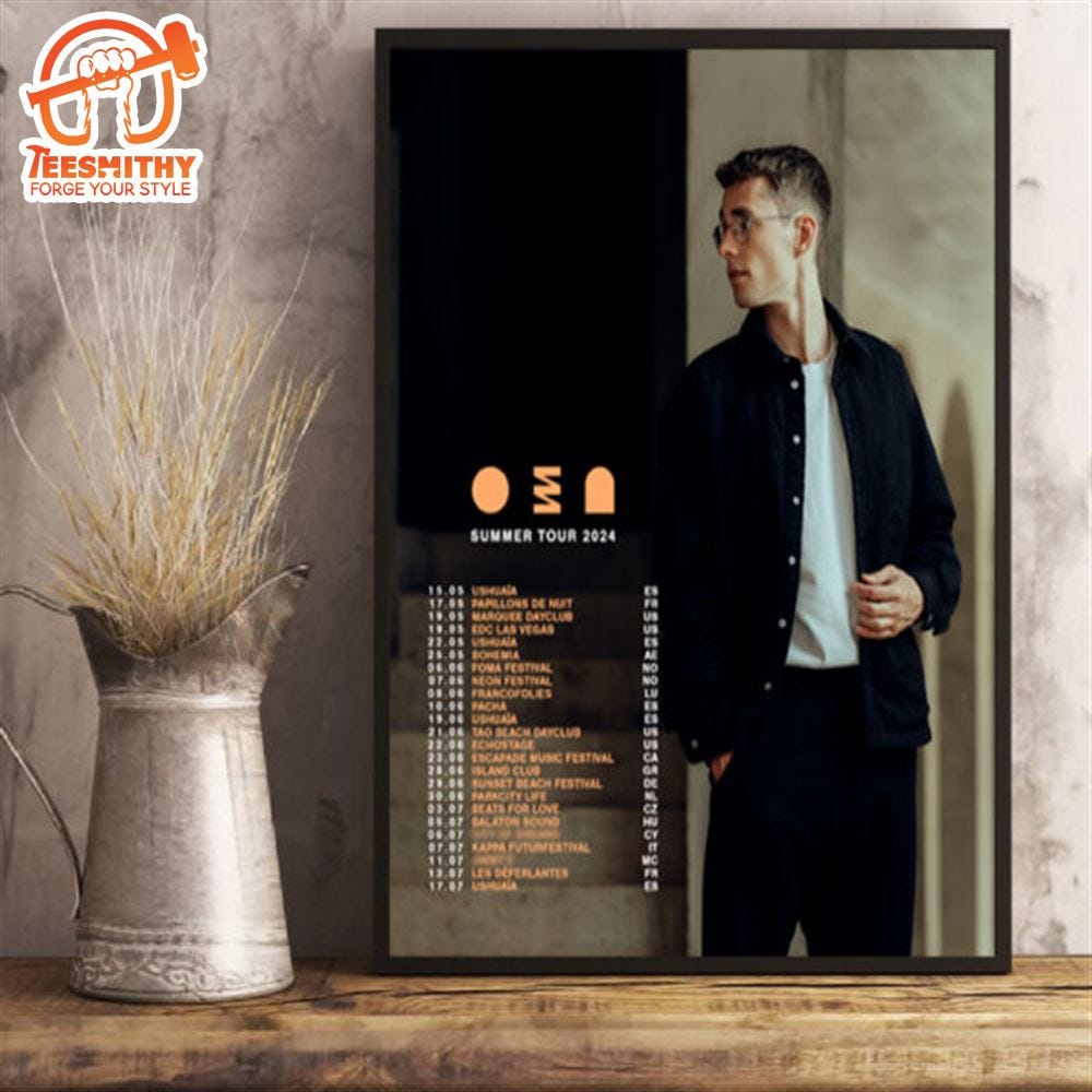 Lost Frequencies Summer Tour 2024 Schedule List Date Poster Canvas ...