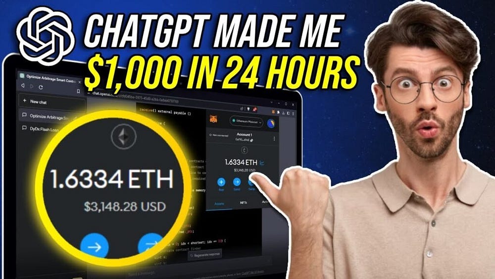How I Made $1,000 in 24 HOURS With A ChatGPT Arbitrage Bot | by Chad ...