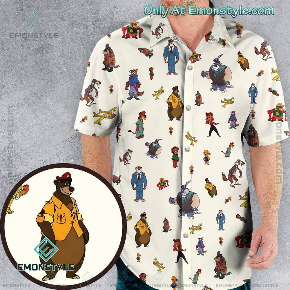 Relive the Nostalgia with the Talespin Characters Hawaiian Shirt | by ...